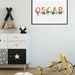 Oscar Watercolour Dinosaurs Printable, Horizontal Name Poster ...