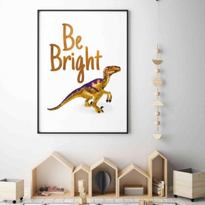 Dinosaurs Inspiring Printable Nursery Quote, Portrait Motivational ...