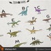 Colorful Alphabet Dinosaur Print, Portrait ABC Poster, Nursery Alphabet ...