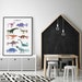 Dinosaurs Counting Numbers Educational Poster Vertical - Etsy