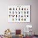 Alphabet Beetles Illustrations Print Horizontal ABC Poster - Etsy