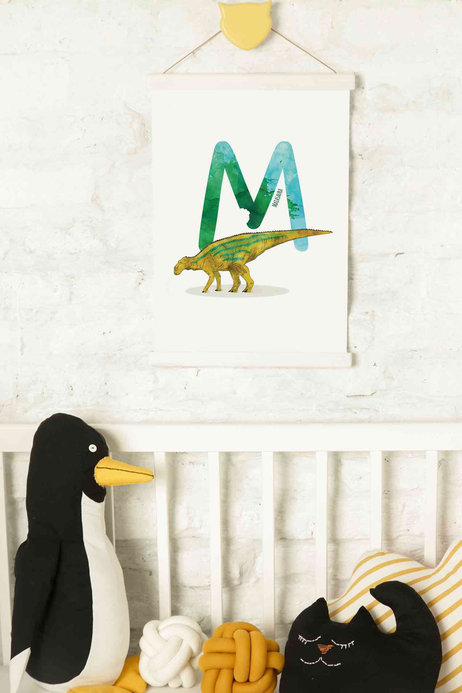 Letter M Maiasaura Dinosaur Illustration Alphabet Dinosaur - Etsy