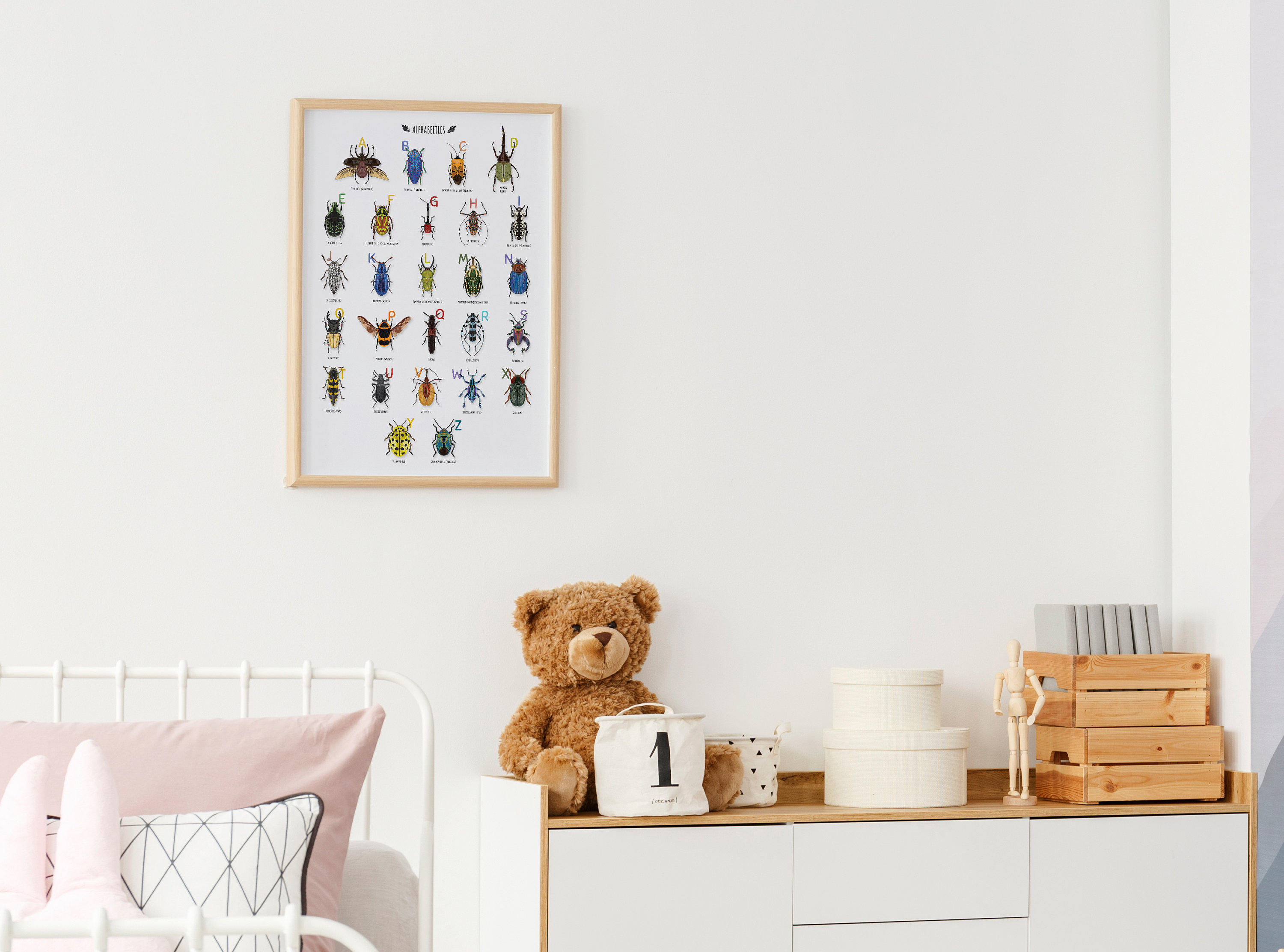 Alphabet Beetles Illustrations Print Vertical ABC Poster - Etsy Israel