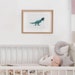 Watercolor T-rex Dinosaur Nursery Illustration, Dinosaur Printable ...