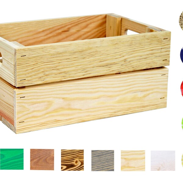 Wooden Boxes Without Lid - Etsy