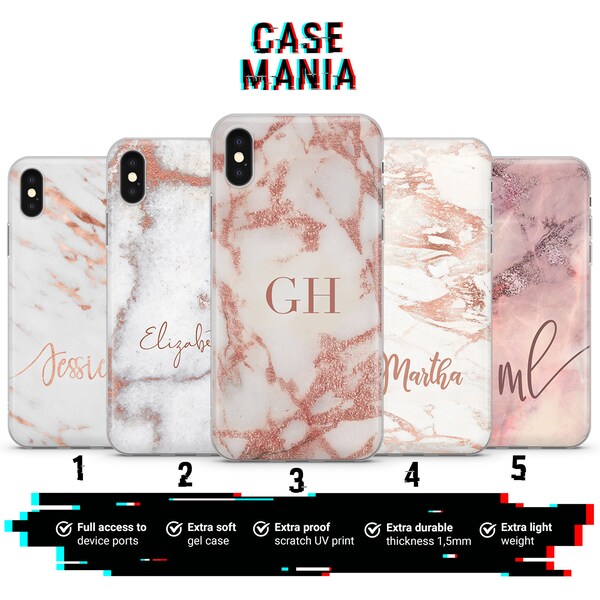 Rose Gold Phone Case - Etsy
