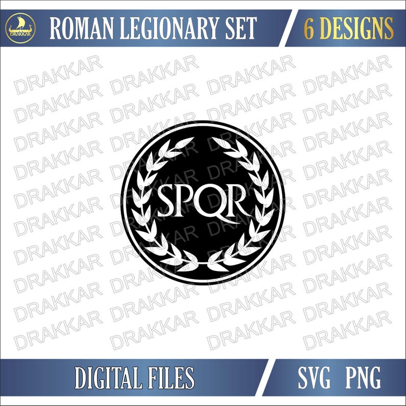 Roman Shield Gladius SPQR SVG PNG | Ancient Rome Legion Armor - Etsy