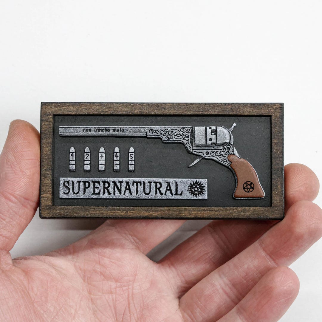 Supernatural Colt Revolver Fridge Magnet | Winchester Brothers Fan Gift ...