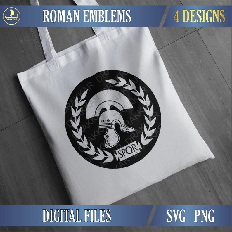 Roman Legion Helmet SPQR SVG PNG | Rome Army Emblem Clipart - Etsy