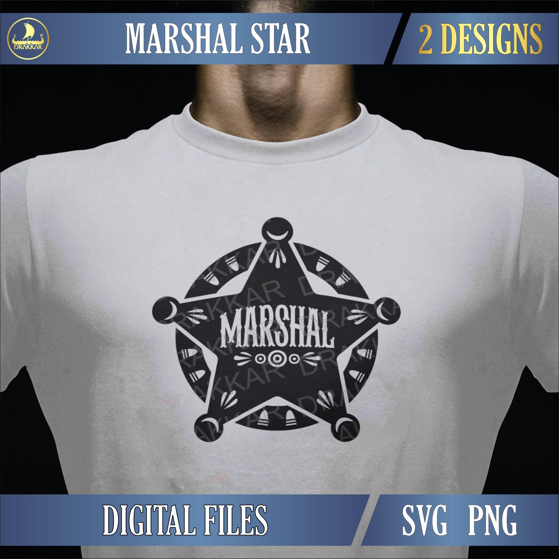 Wild West Marshal Badge SVG PNG | Cowboy Lawman Star Clipart - Etsy
