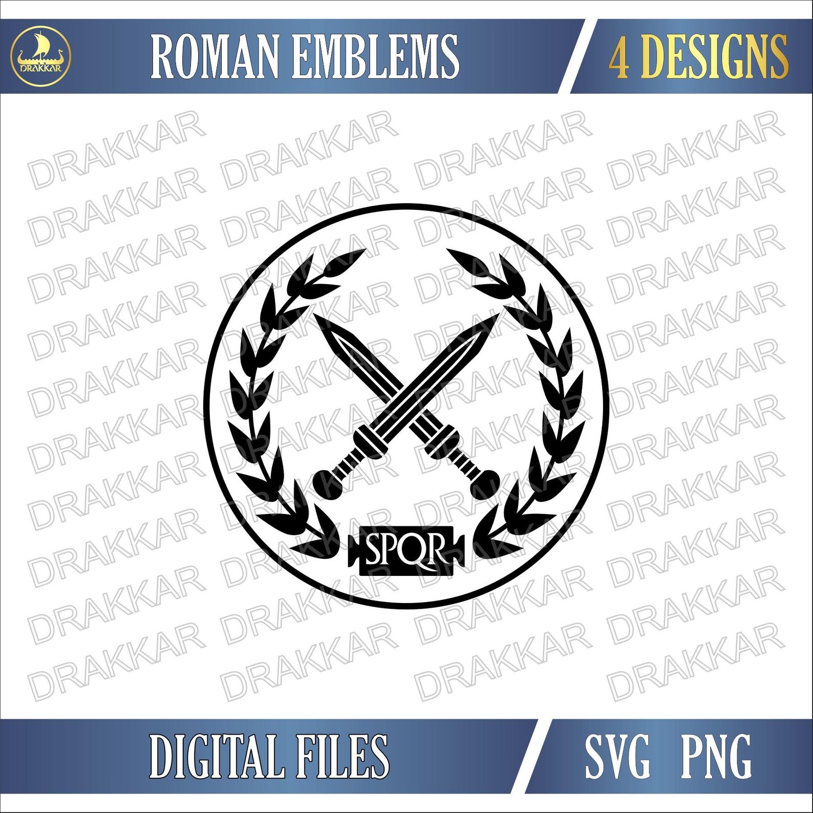Roman Legion Helmet SPQR SVG PNG | Rome Army Emblem Clipart - Etsy