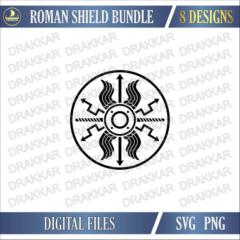 Ancient Rome Legion Shield SVG PNG | Roman Legionary Scutum Parma ...