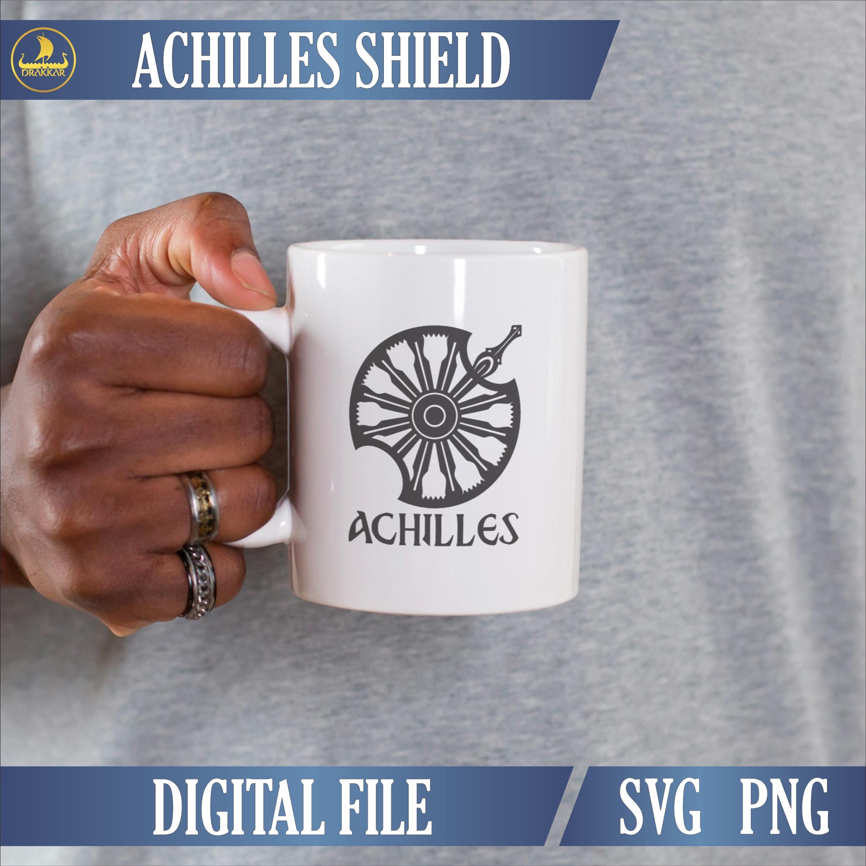 Achilles Shield SVG PNG Clipart | Greek Shield Military Design ...