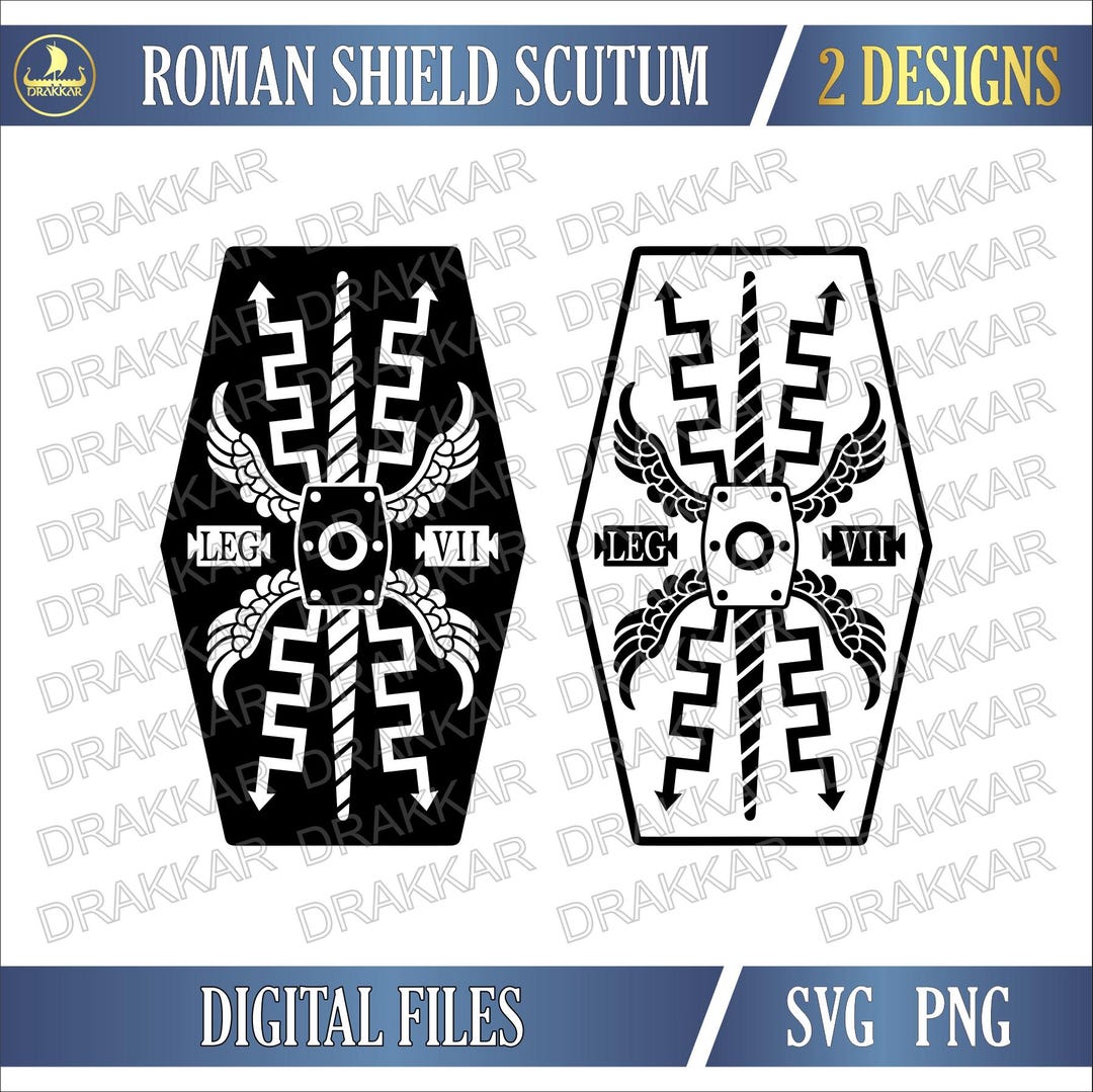 Roman Praetorian Shield Scutum SVG PNG| Rome Legion Cavalry Armor - Etsy