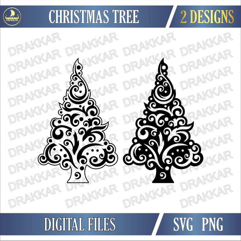 Swirl Tree Decal - Etsy
