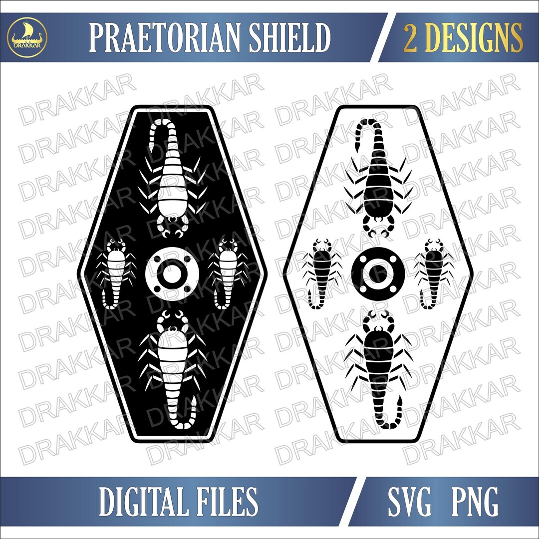 Roman Praetorian Guard Shield SVG PNG | Rome Legion Cavalry Armor - Etsy