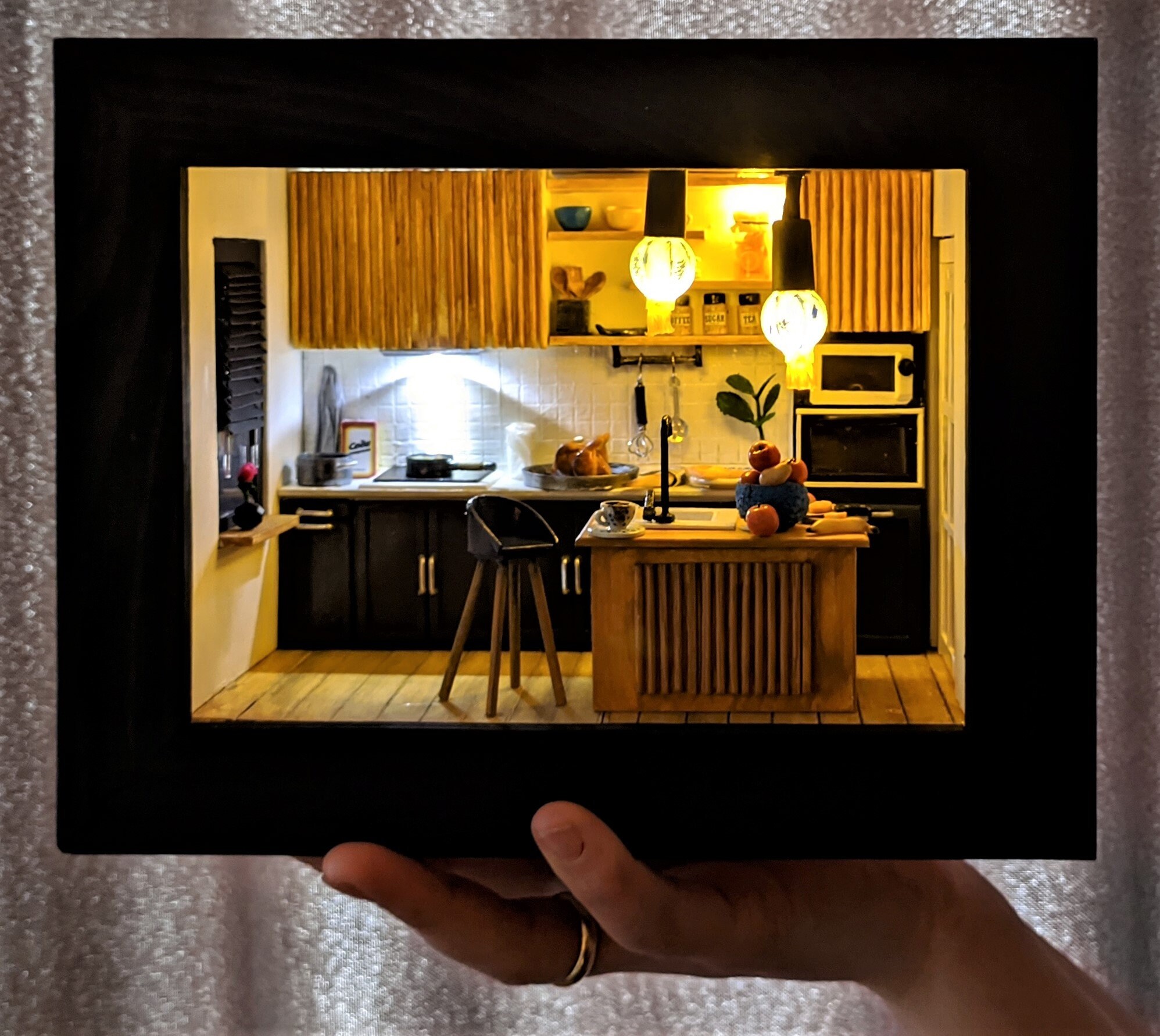 Kitchen Diorama/diorama in the Frame/diorama in the Box/unique Kitchen ...