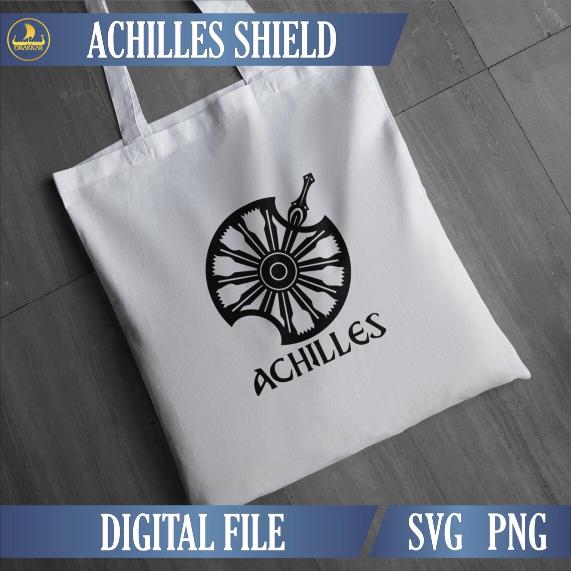Achilles Shield SVG PNG Clipart | Greek Shield Military Design ...