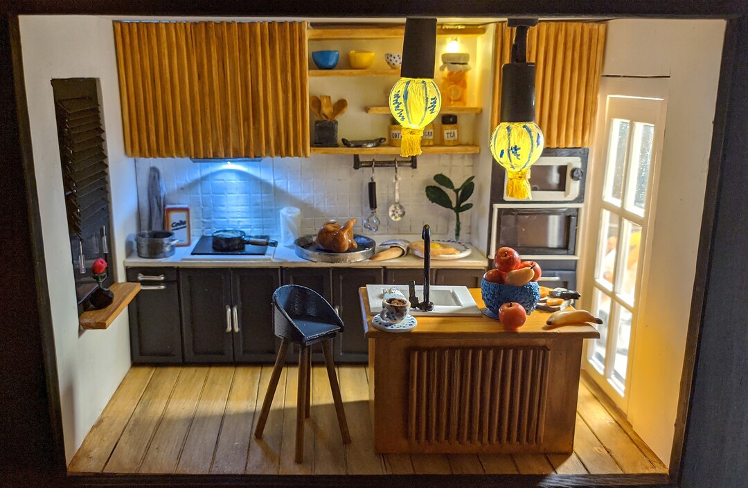 Kitchen Diorama/diorama in the Frame/diorama in the Box/unique Kitchen ...