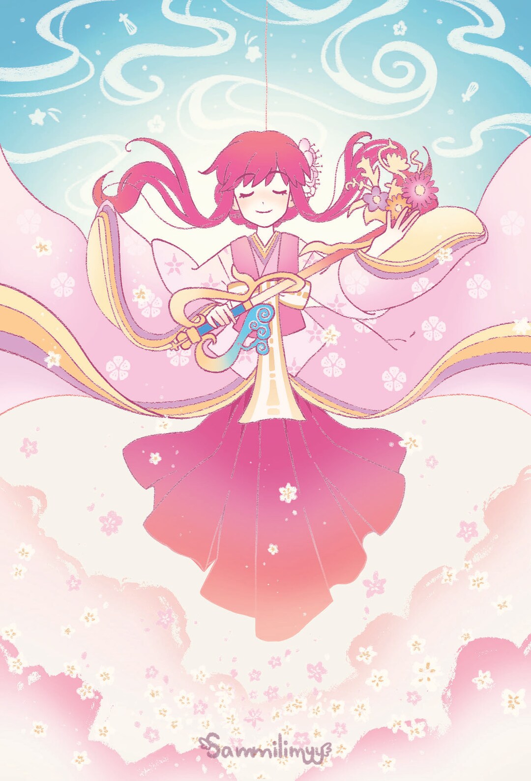 Kingdom Hearts Princess Kairi Mini Print - Etsy