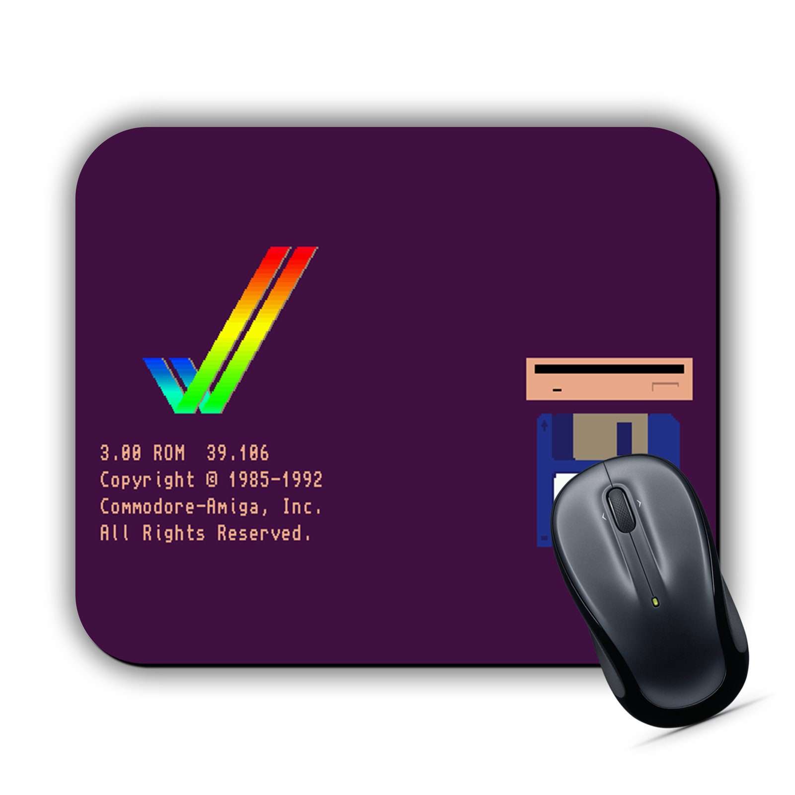 Commodore AMIGA KICKSTART 3.0 Boot Logo Mouse Mat Mouse Pad - Etsy