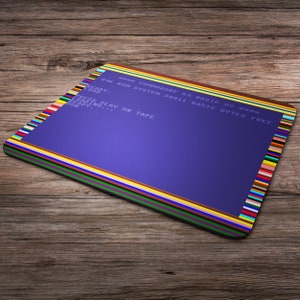 COMMODORE 64 LOADING SCREEN Mouse Mat Mouse Pad Computer Pc Laptop ...
