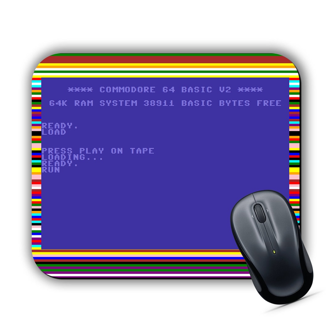 COMMODORE 64 LOADING SCREEN Mouse Mat Mouse Pad Computer Pc Laptop ...