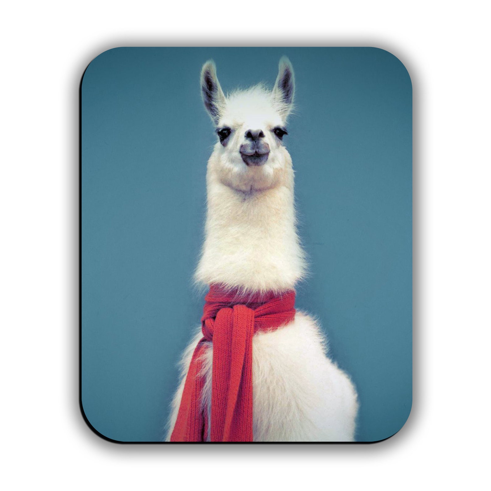 COLD Llama Alpaca Face Fabric Mouse Mat Mouse Pad PC Laptop MacBook ...