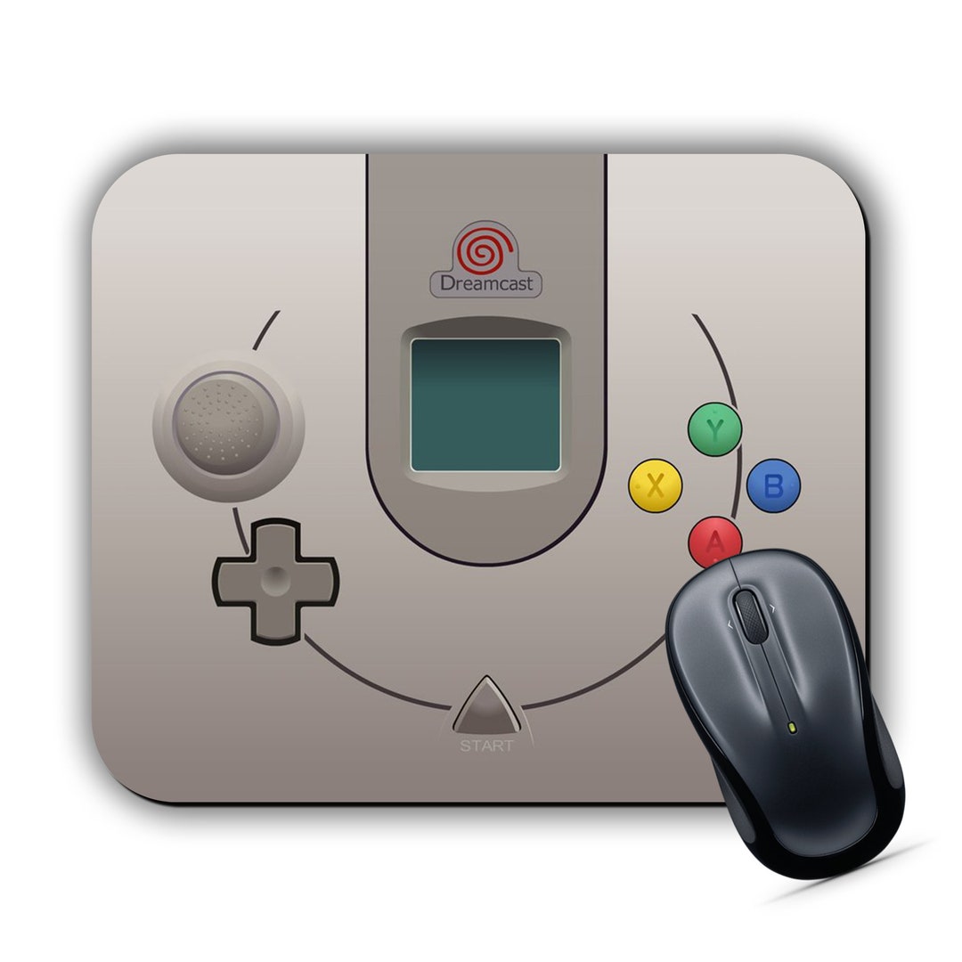 SEGA DREAMCAST Controller Inspired Mouse Mat Mouse Pad Retro Console ...