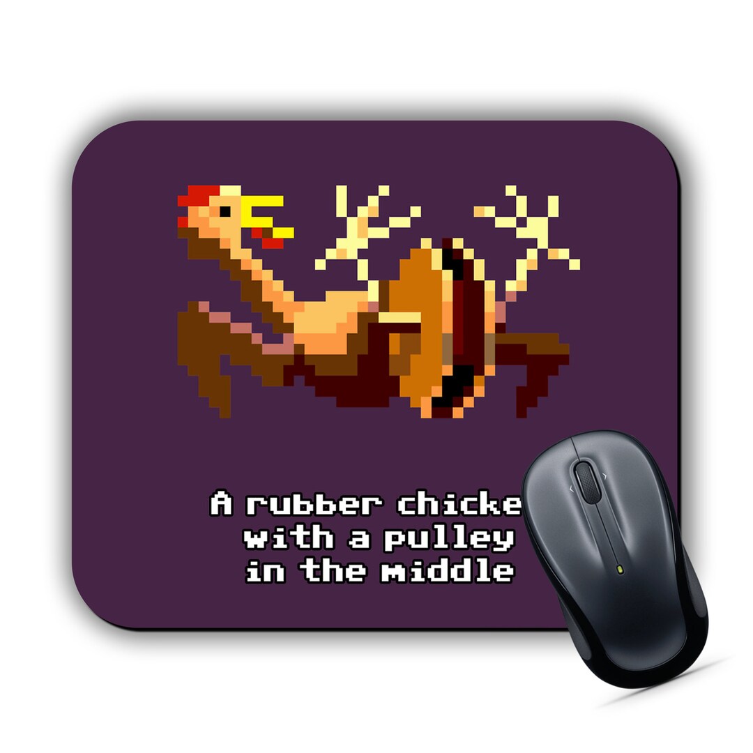 RUBBER CHICKEN Monkey Island Mouse Mat Mouse Pad Computer PC Laptop ...