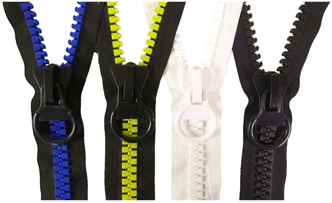 Jumbo Zippers 14 Mm Coarse for Large Bags Etc. Divisible 60 70 80 90 ...