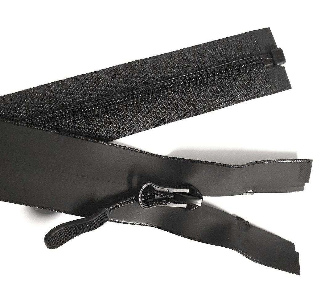 Zipper Zipper With Zipper Hanger B100 Black Waterproof - Etsy