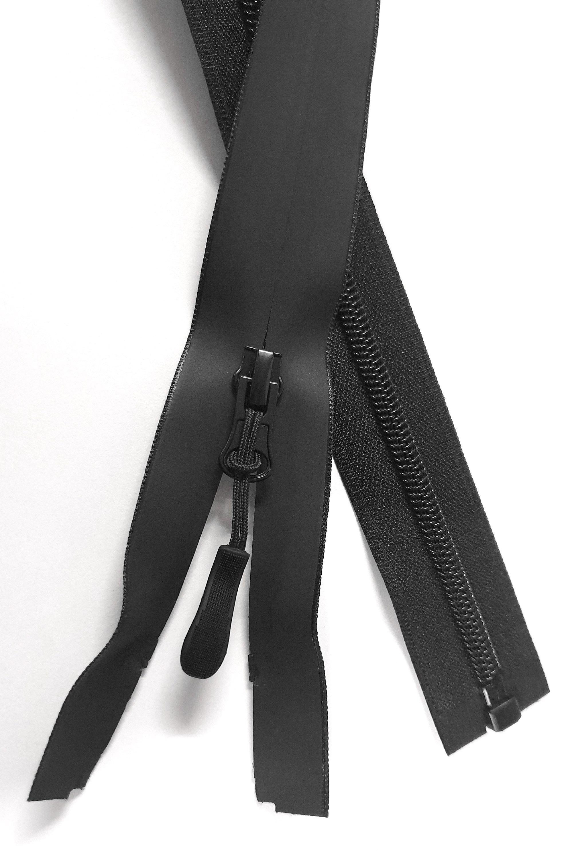 Zipper Zipper With Zipper Hanger B100 Black Waterproof - Etsy