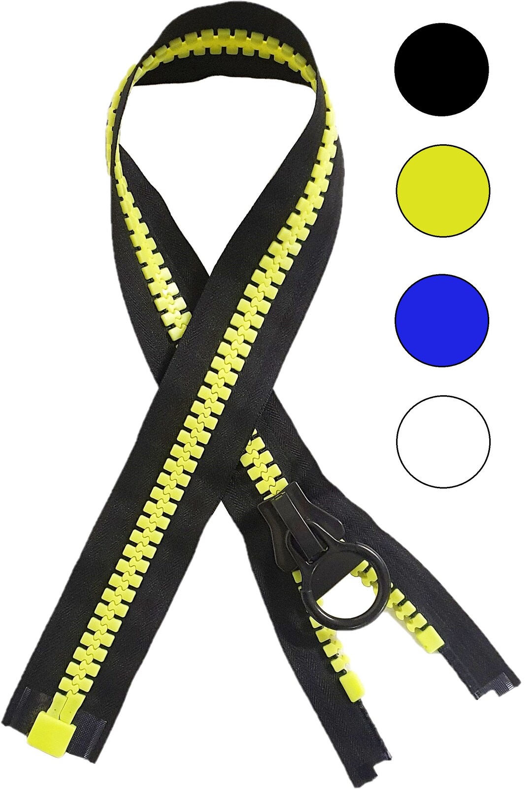 Jumbo Zippers With Box Plug and Stopper 60 70 75 80 90 130 Cm Black ...