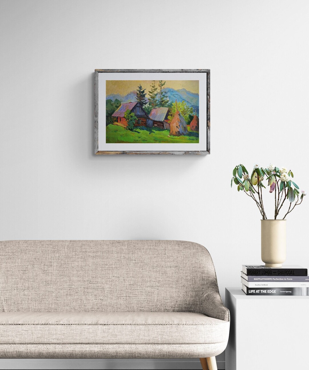 Ukrainian Carpathian Mountain | Pine Trees Landscape | Vintage ...