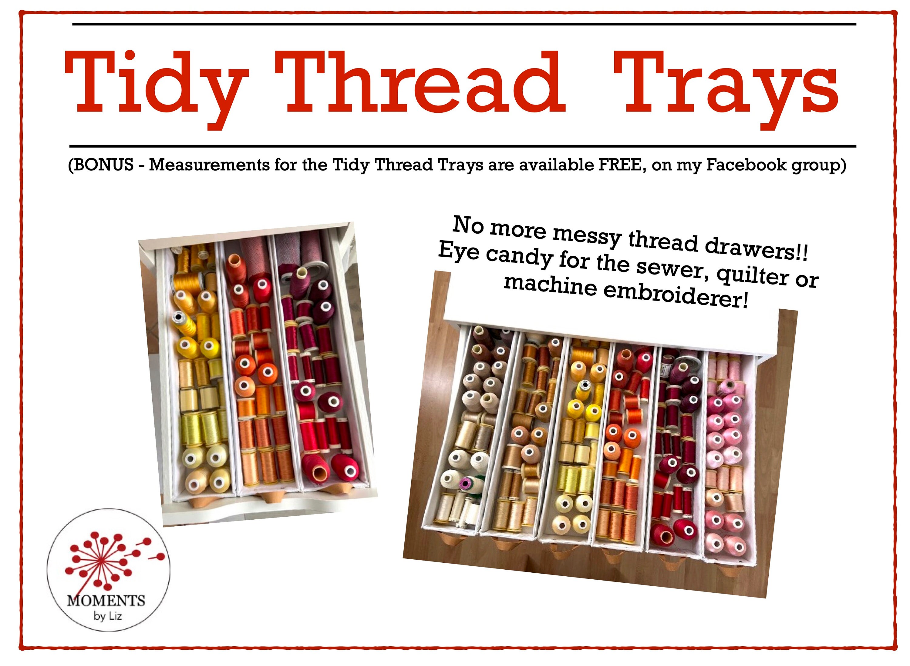 Tidy Trays PDF Sewing Pattern ENGLISH | Etsy UK