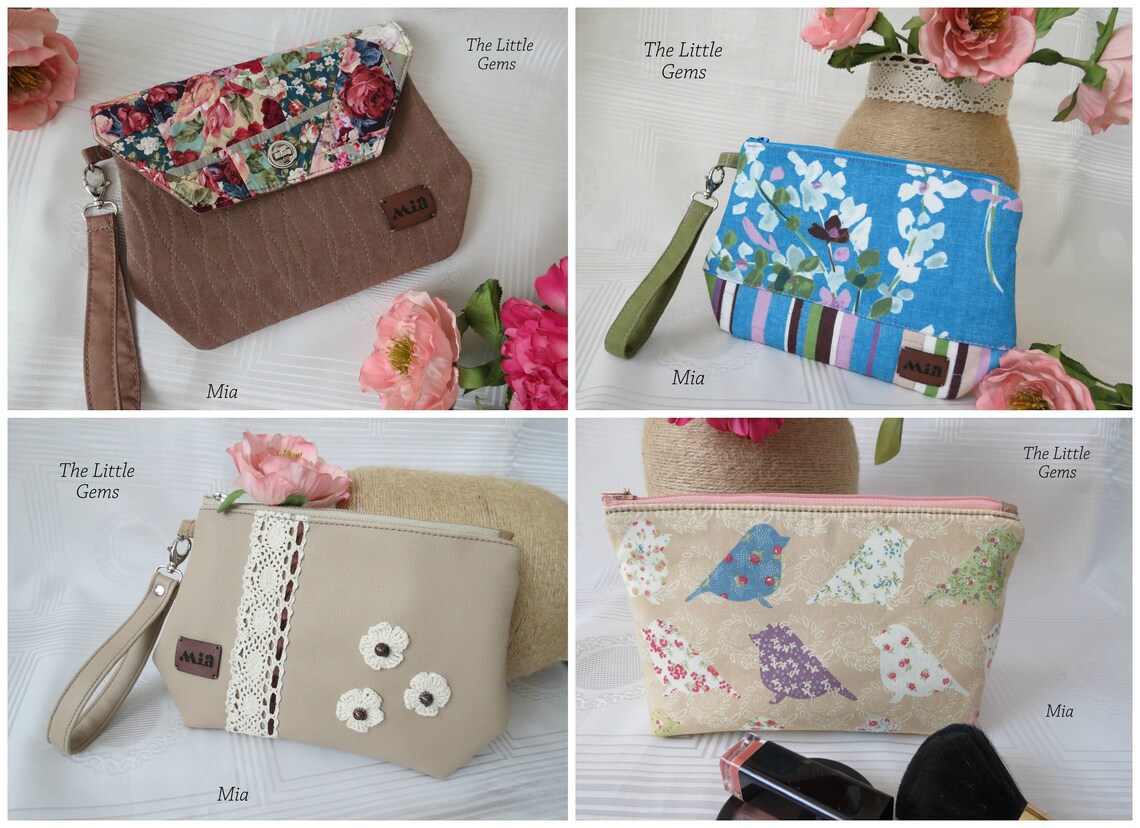 Little Gems Pouches PDF Sewing Pattern ENGLISH | Etsy UK