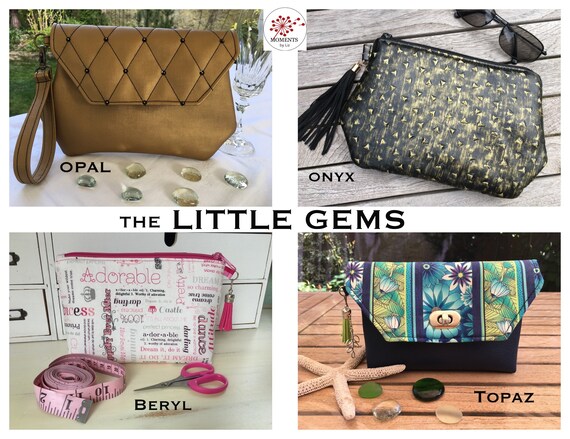 Little Gems Pouches PDF Sewing Pattern ENGLISH | Etsy UK