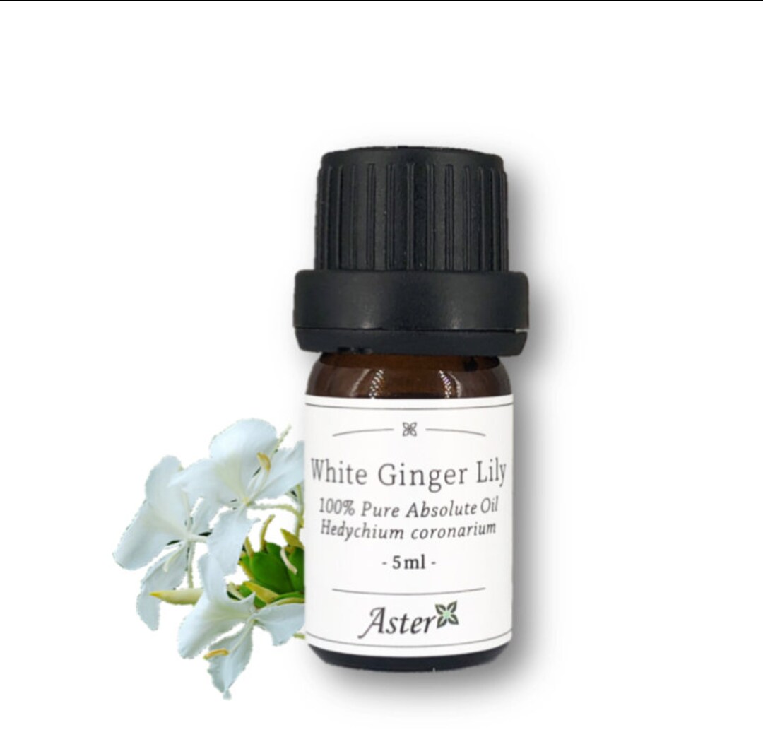 100 White Ginger Lily Absolute Oil Etsy