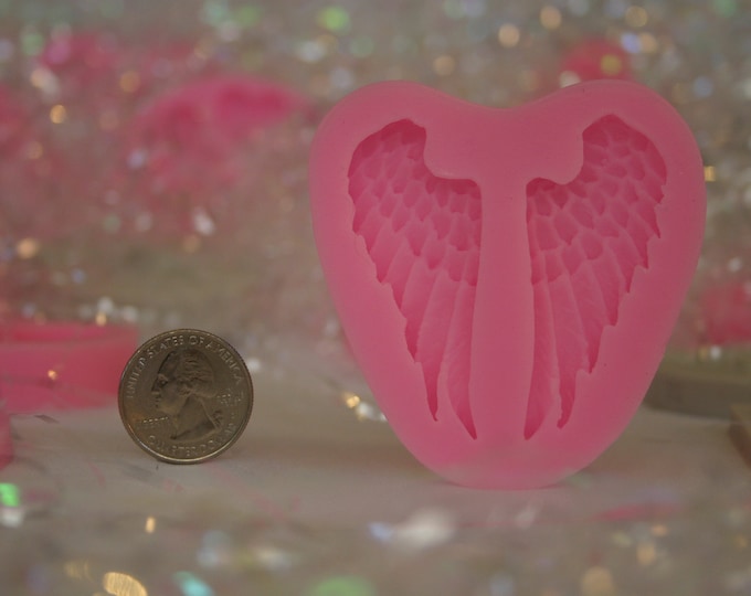 Angel Wings Mold, Silicone Wing Shaped, Cake Chocolate Fondant Candy ...