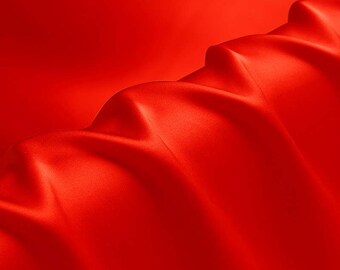 Silk Satin Purplish Red Color by Yard Silk Square Bridal Fabric Fat ...