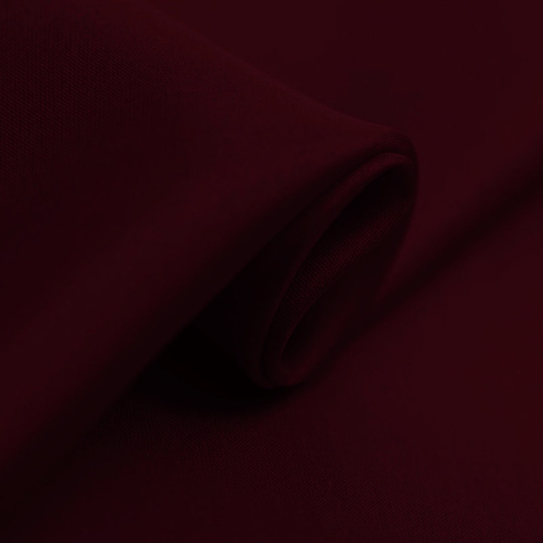 100% Pure Silk 8mm Silk Habotai Fabric Wine Red Color Silk Fabric 114cm ...