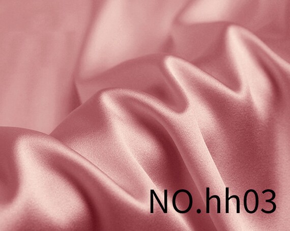 100% Silk Deep Pink Color 30mm Silk Satin Fabric Silk | Etsy