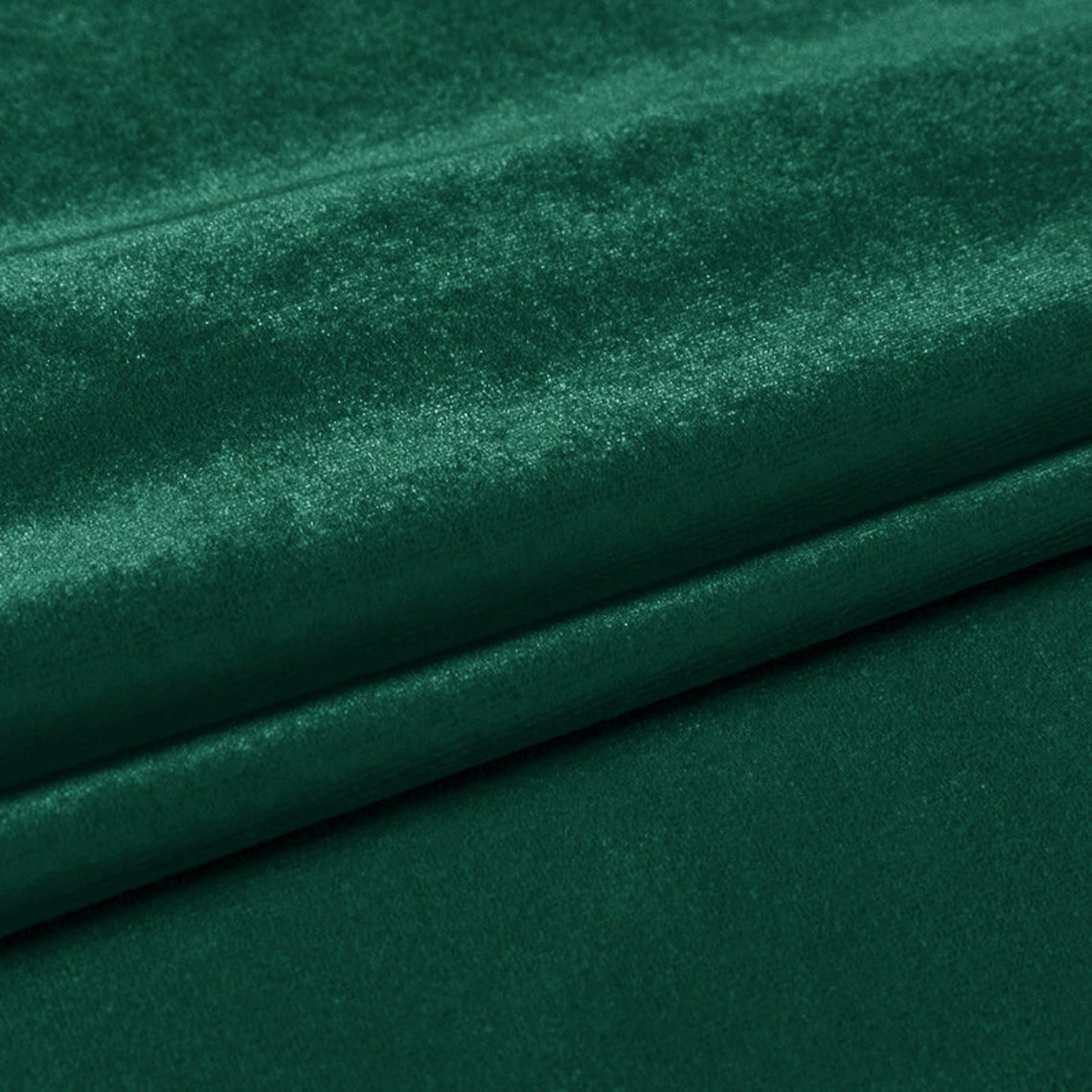 Tela de terciopelo de seda verde oscuro seda de lujo para | Etsy