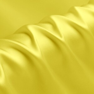 Pure Silk Bright Yellow 19mm Silk Satin Fabric for Dress Shirts ...