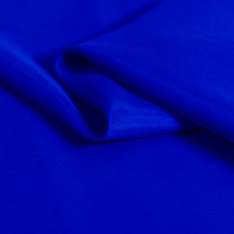 100% Silk 8mm Silk Habotai Fabric Royal Blue Silk Fabric 114cm - Etsy