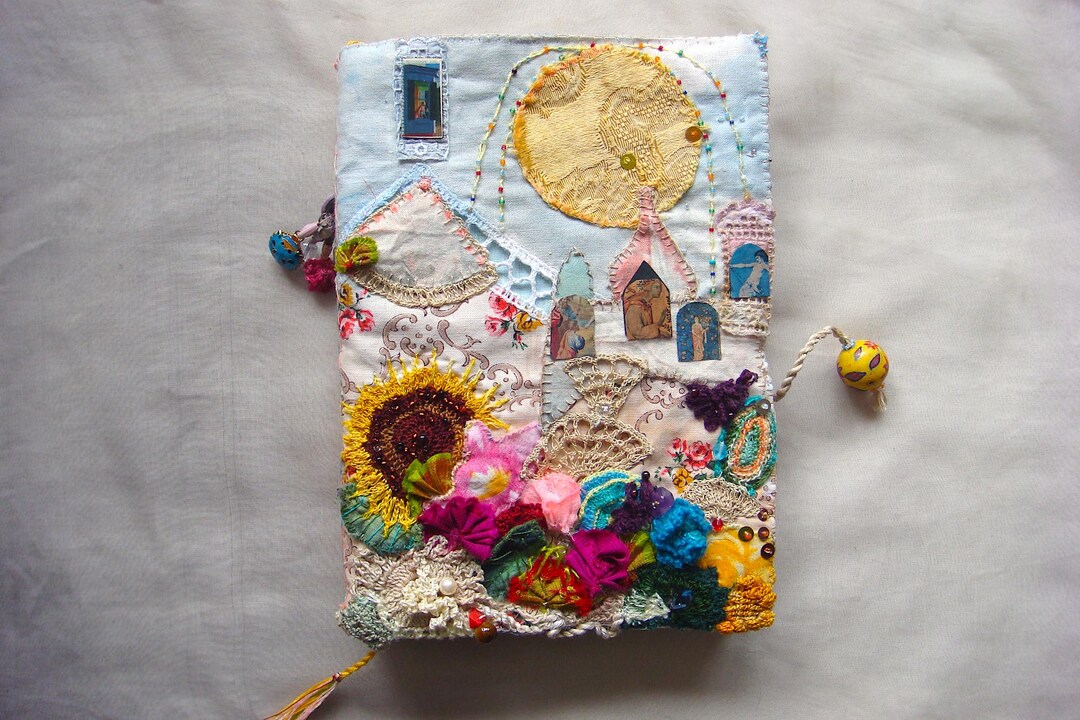 Big Soft Cover Handmade Journal Dream Book Diary Guest Book Garden Book ...