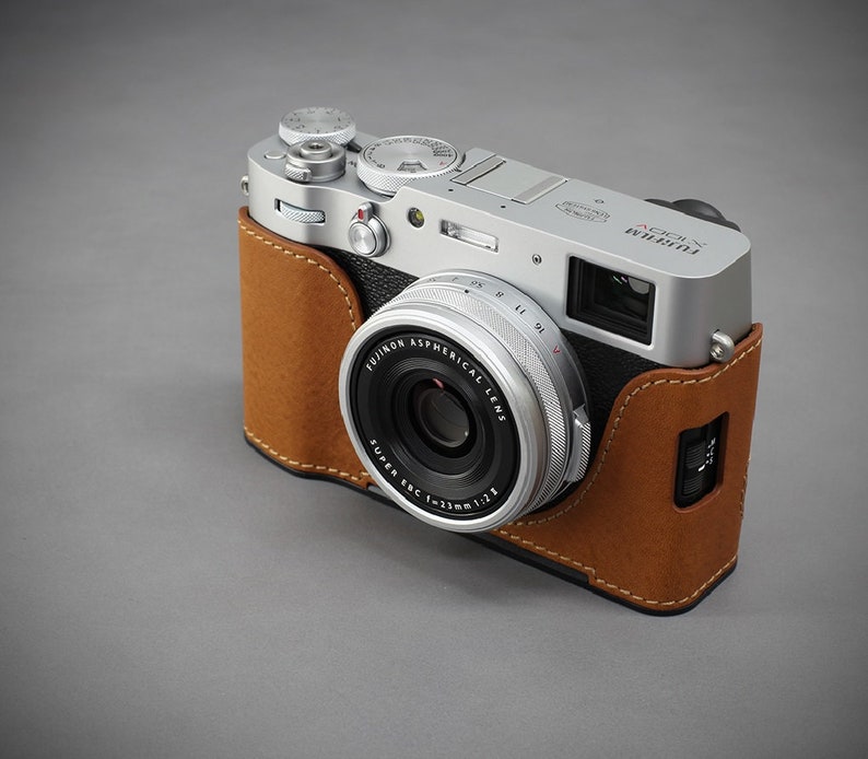 LIM'S Genuine Leather Camera Half Case Dovetail Plate - Etsy