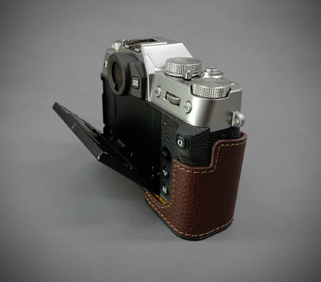 LIM'S Genuine Leather Camera Half Case Cover for FUJI | Etsy
