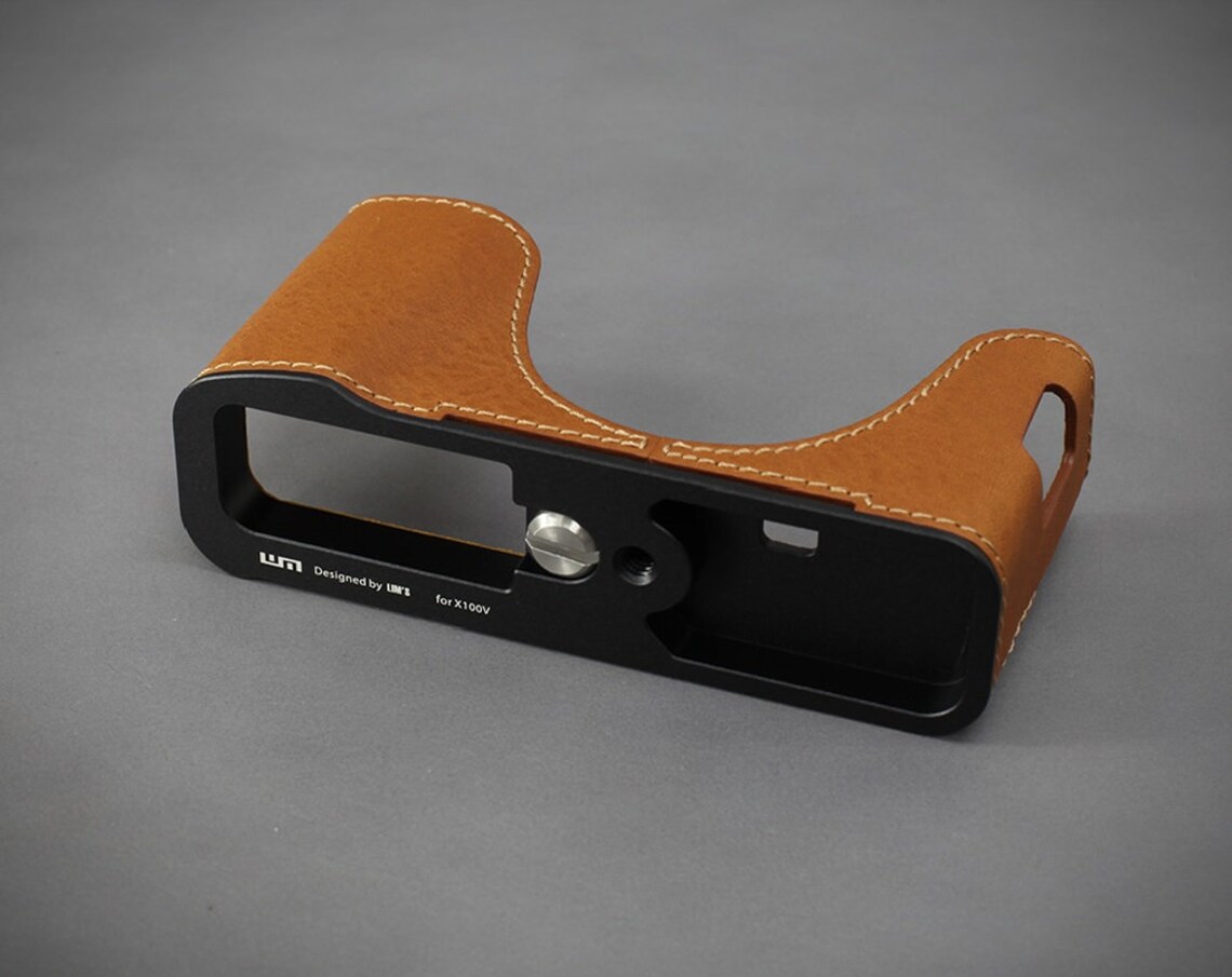 LIM'S Genuine Leather Camera Half Case Dovetail Plate - Etsy